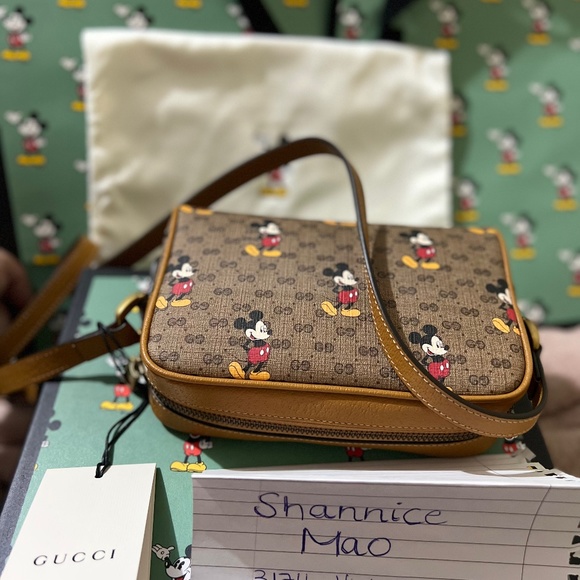 Gucci | Bags | Gucci X Disney Mickey Mouse Shoulder Bag | Poshmark